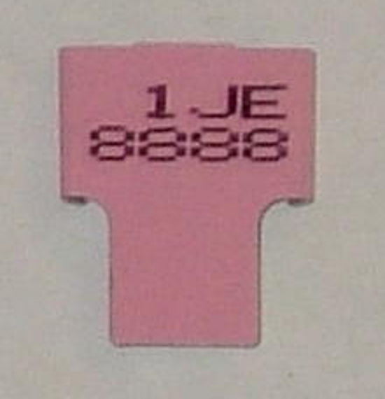 Cane tab to label ampoule cane - PINK - Genetics Australia