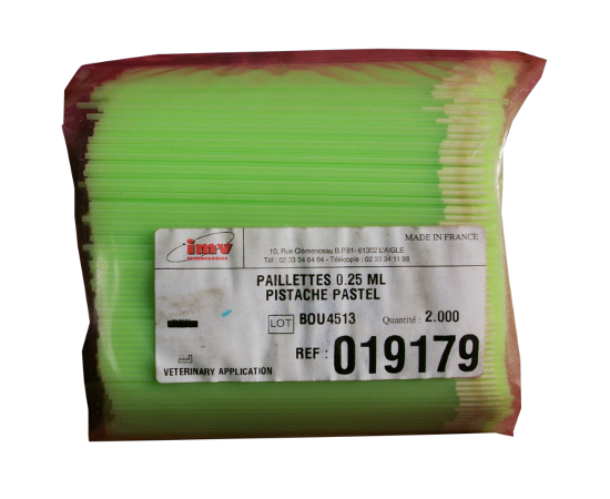 AI straws - IMV 019179 0.25ml (1/4cc) Pastel Pistachio 2000 pack ...